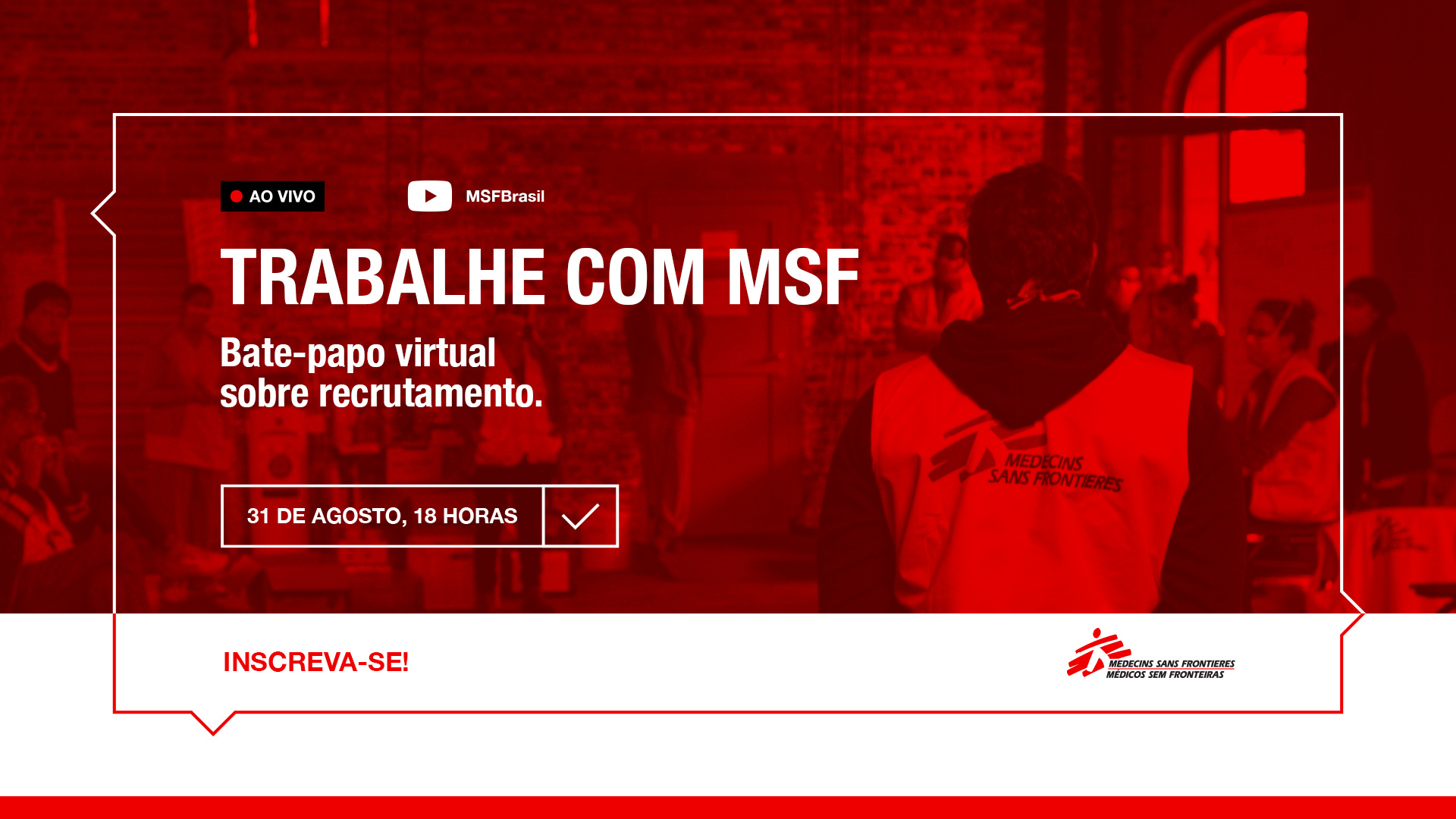 Trabalhe com MSF: bate-papo virtual sobre recrutamento - MSF Brasil